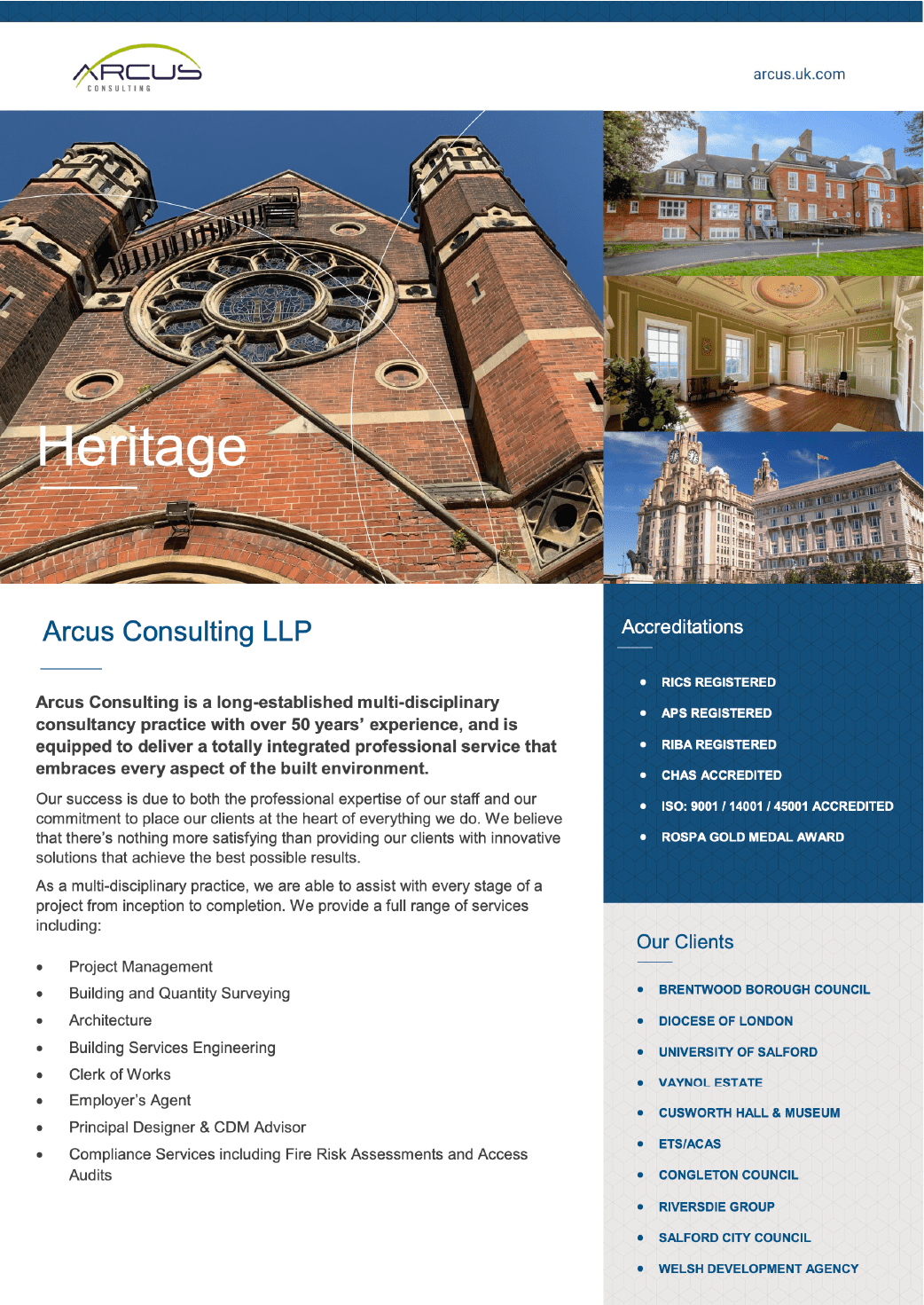 Heritage - Arcus Consulting